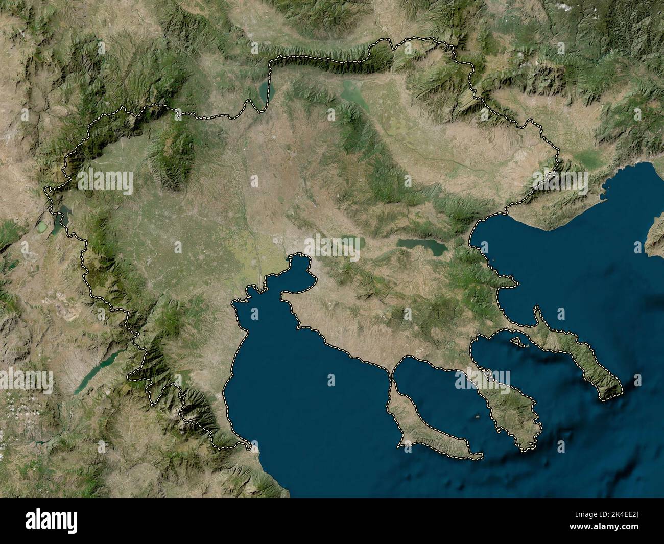 Central Macedonia, decentralized administration of Greece. Low ...