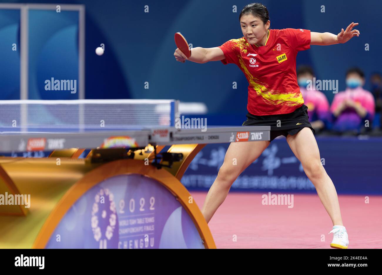 Chengdu, China's Sichuan Province. 2nd Oct, 2022. Chen Meng of China ...