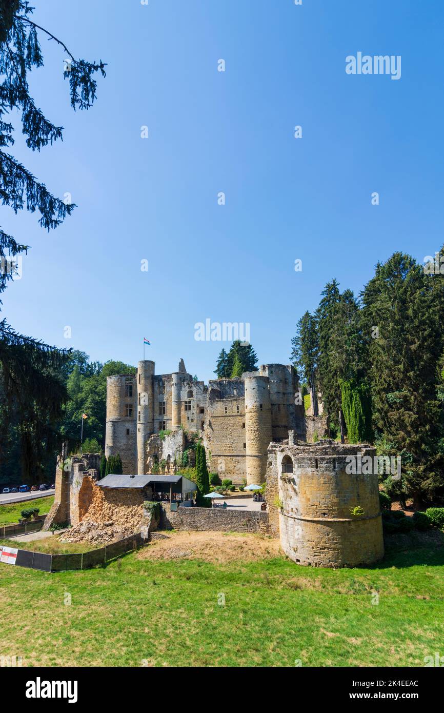 Beaufort (Beefort, Befort): Beaufort Castle in , Luxembourg Stock Photo ...
