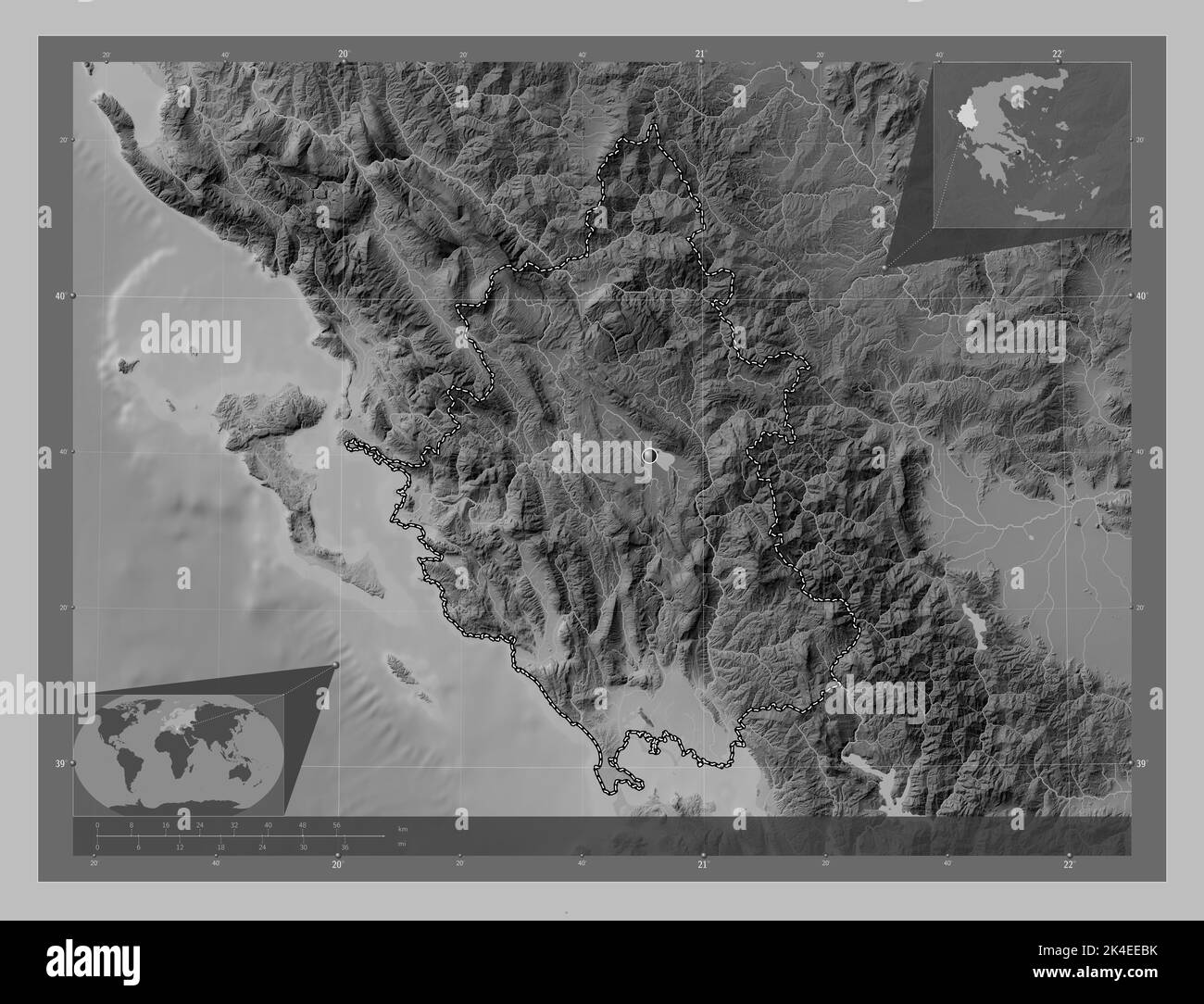 Epirus greece europe map Black and White Stock Photos & Images - Alamy
