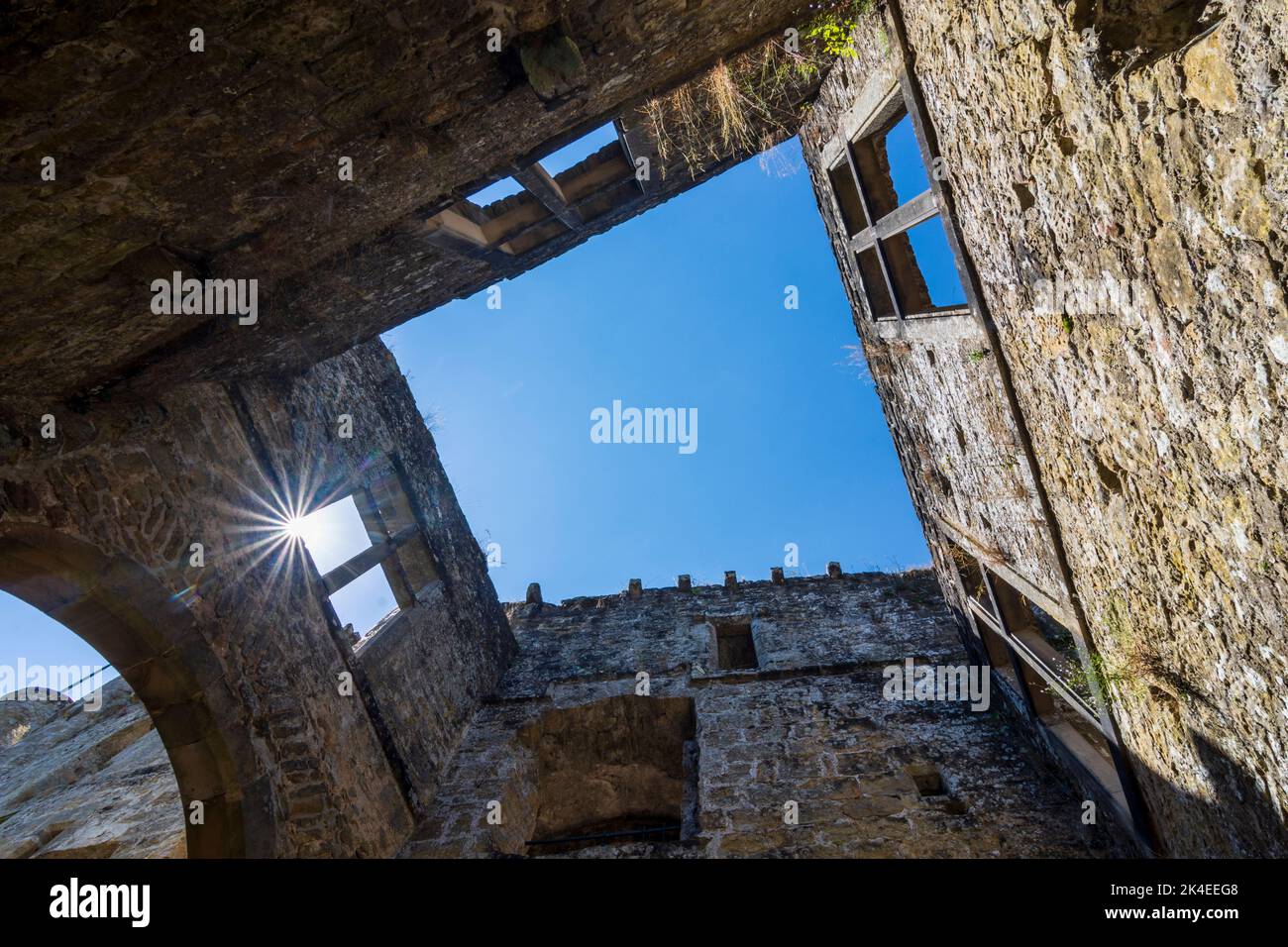 Beaufort (Beefort, Befort): Beaufort Castle in , Luxembourg Stock Photo ...