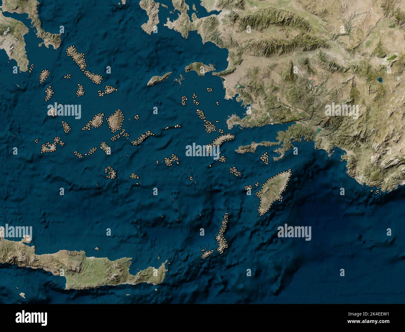 South Aegean, decentralized administration of Greece. Low resolution ...