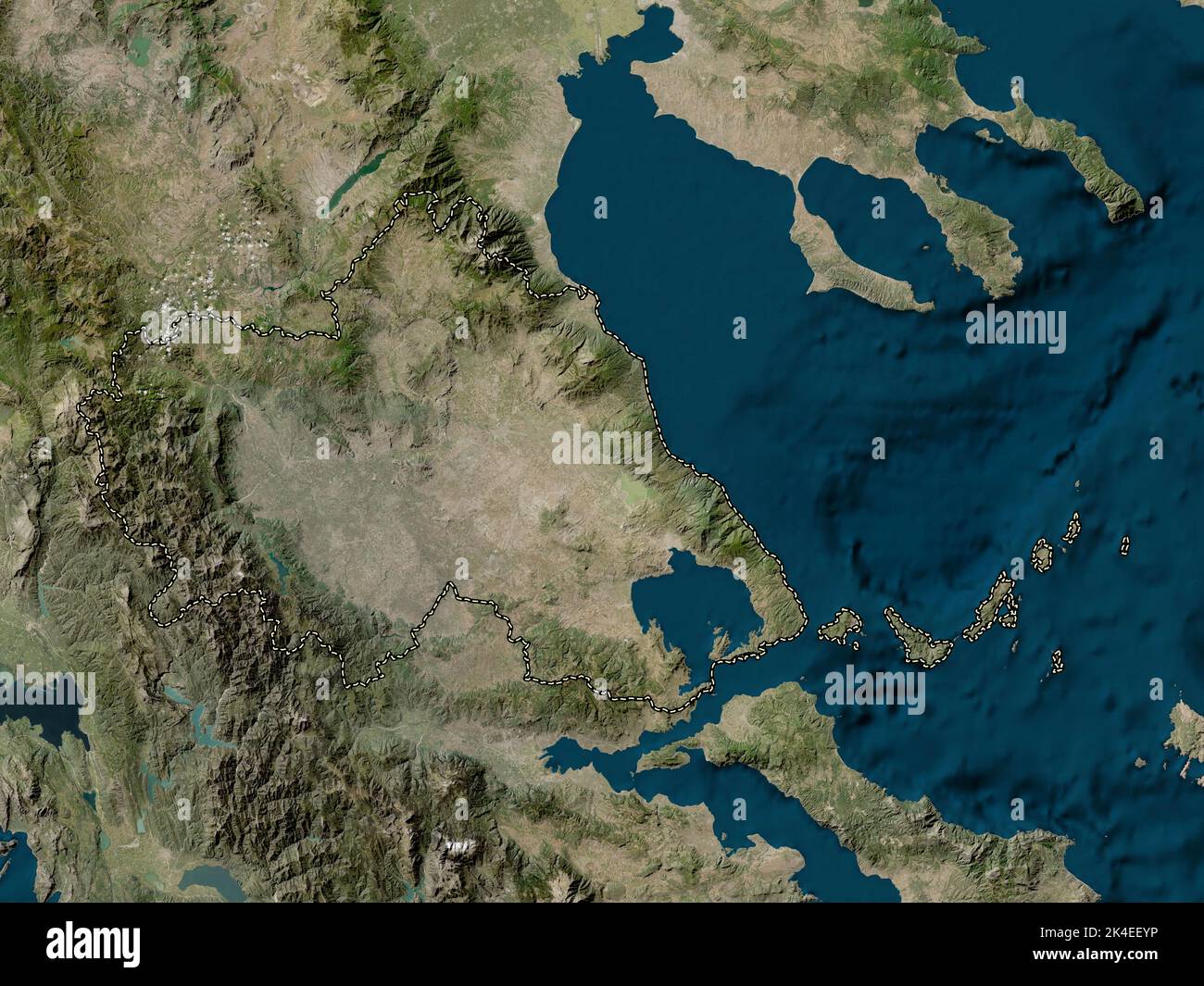 Thessaly, decentralized administration of Greece. Low resolution ...