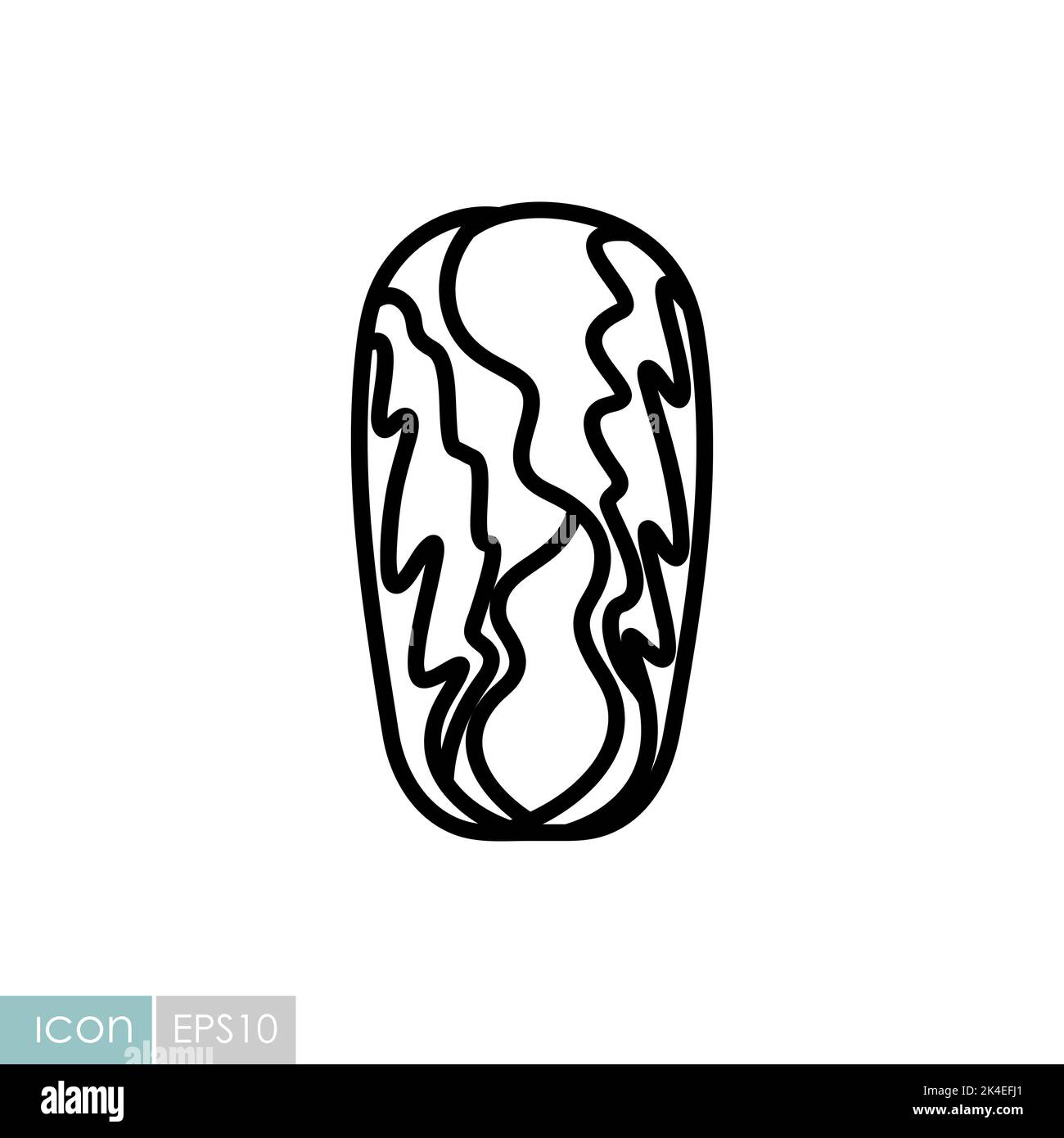 Chinese cabbage isolated vector icon. Vegetable sign. Graph symbol for ...