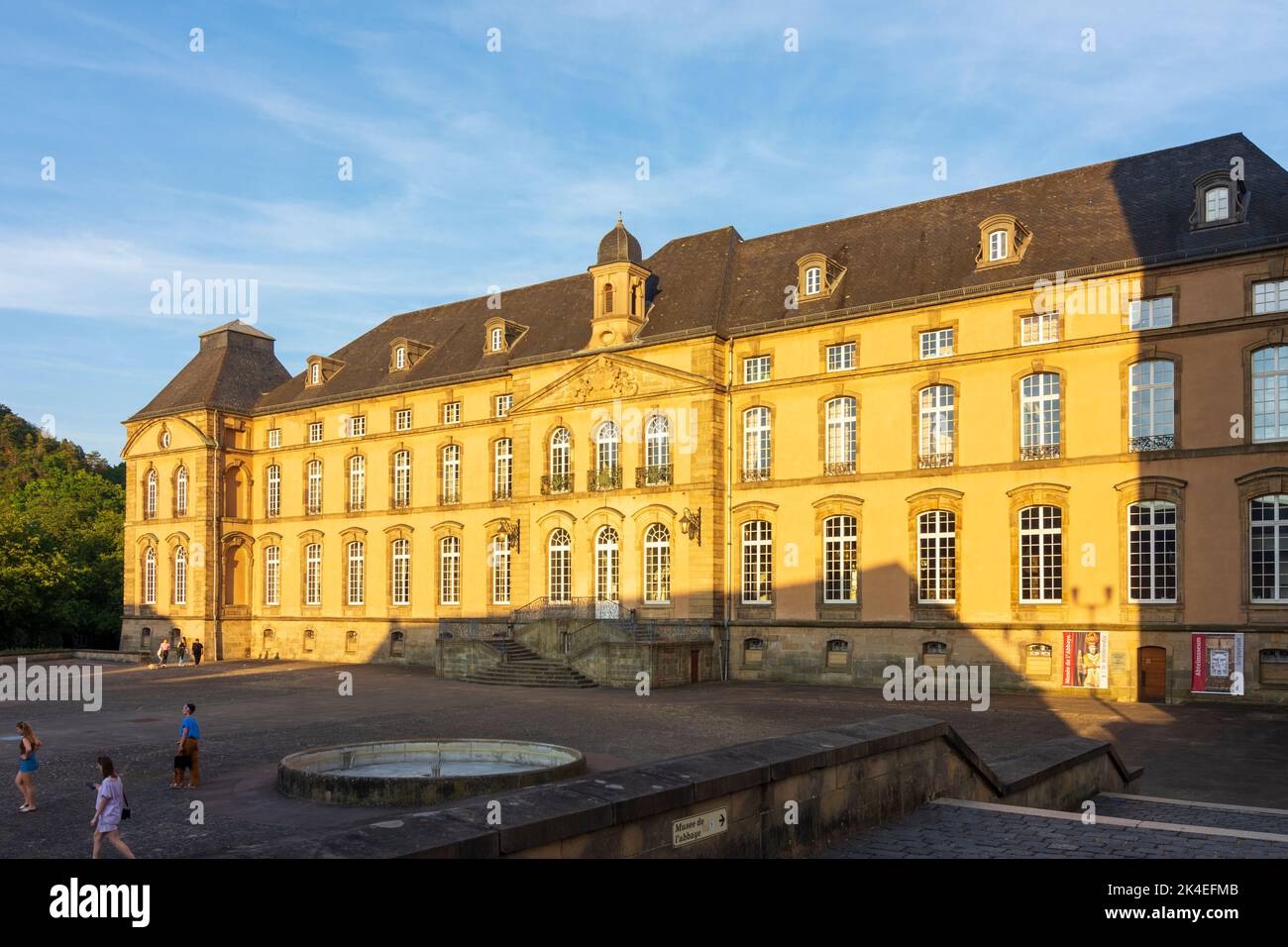 Echternach: Abbey of Echternach in , Luxembourg Stock Photo - Alamy