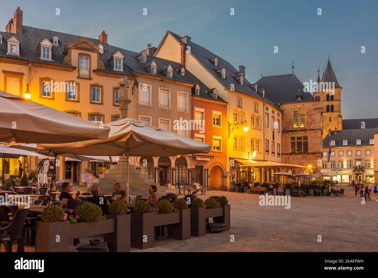 Echternach town hall denzelt hi-res stock photography and images - Alamy