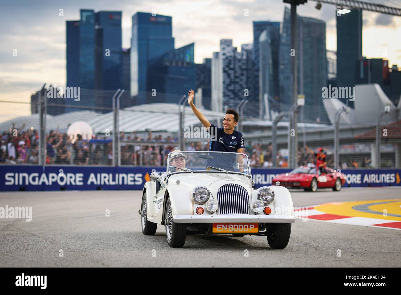Singapore. 02nd Oct, 2022. ALBON Alexander (tha), Williams Racing FW44 ...