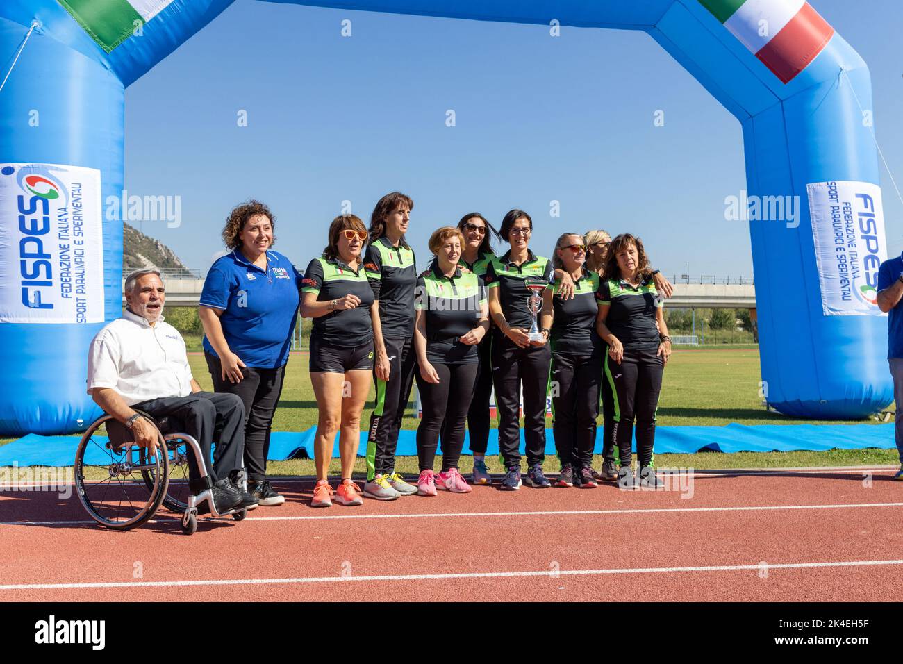 Athletics track Gabre Gabric, Brescia, Italy, October 02, 2022, Icaro ...
