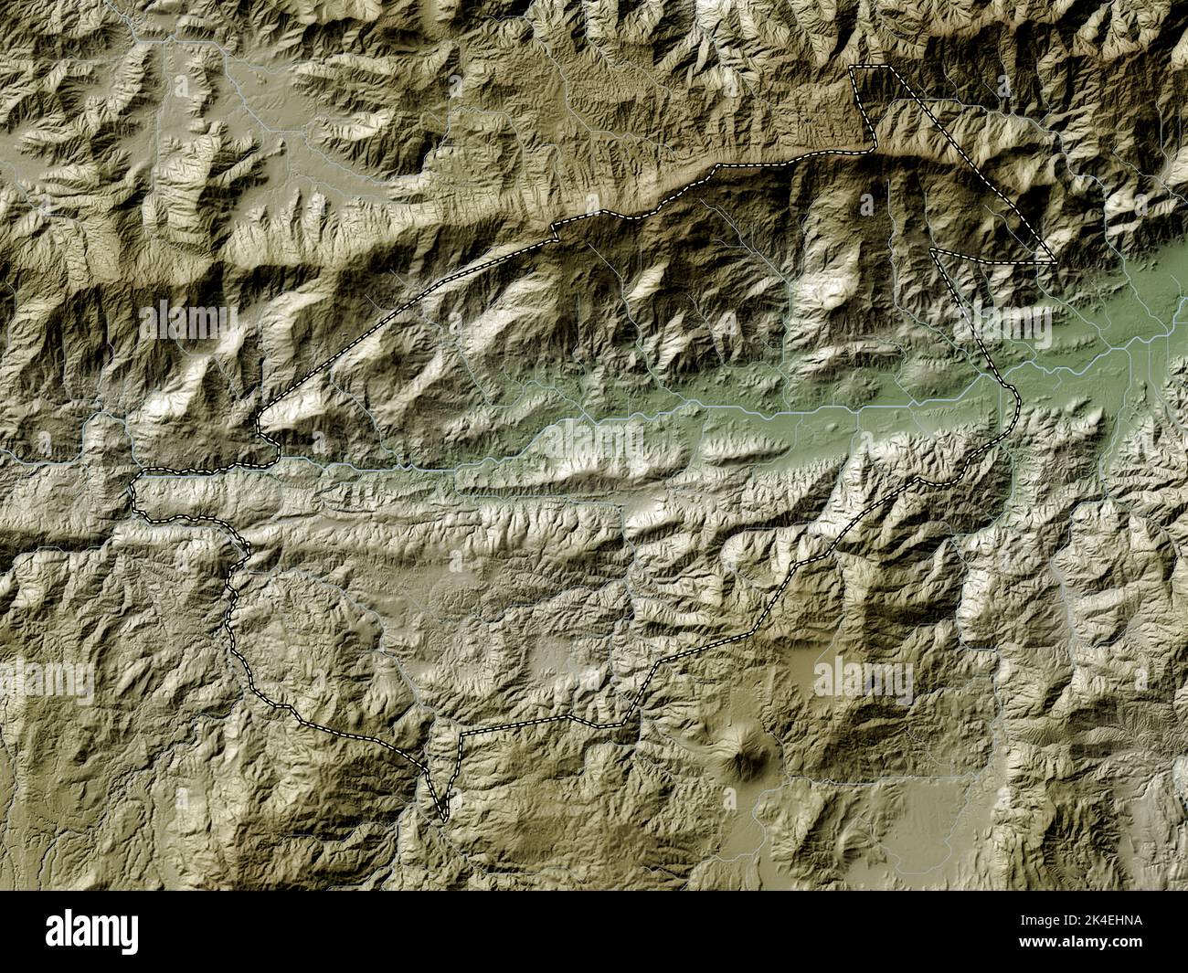 El Progreso, department of Guatemala. Elevation map colored in wiki ...