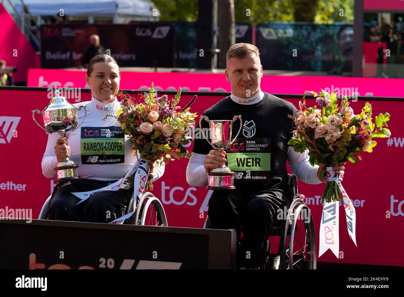Eden Rainbow Cooper (GBR) and David Weir (GBR) fastest GBR athletes ...