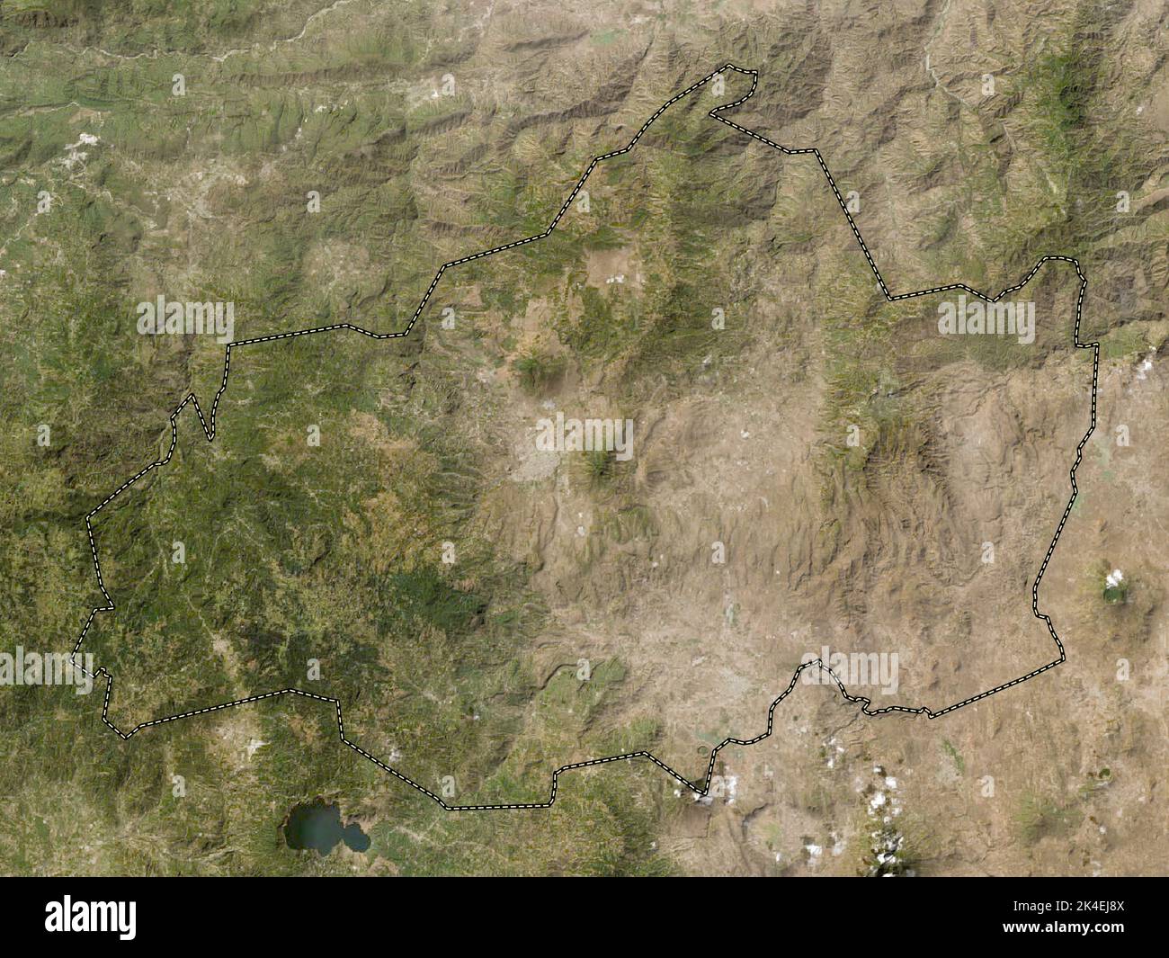 Jalapa, department of Guatemala. Low resolution satellite map Stock ...