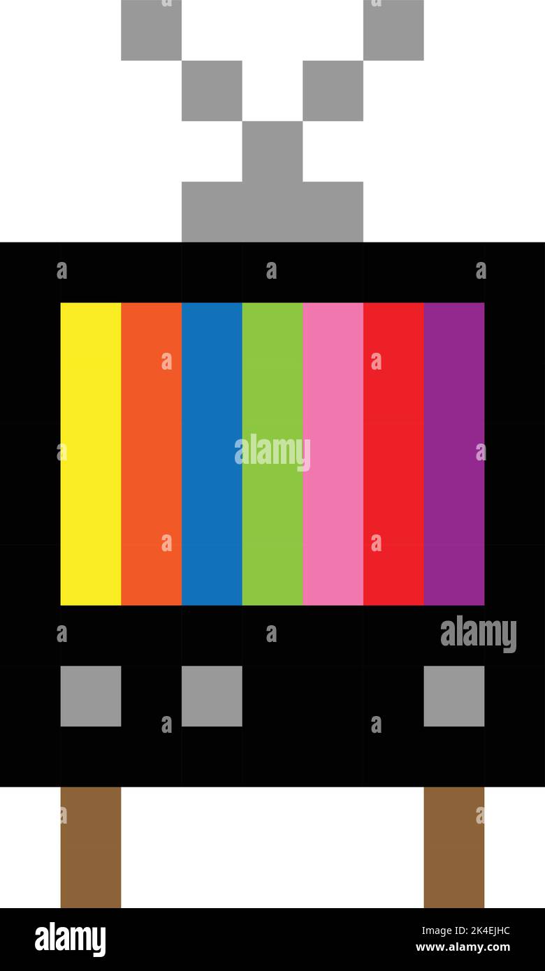 Television Pixel Art