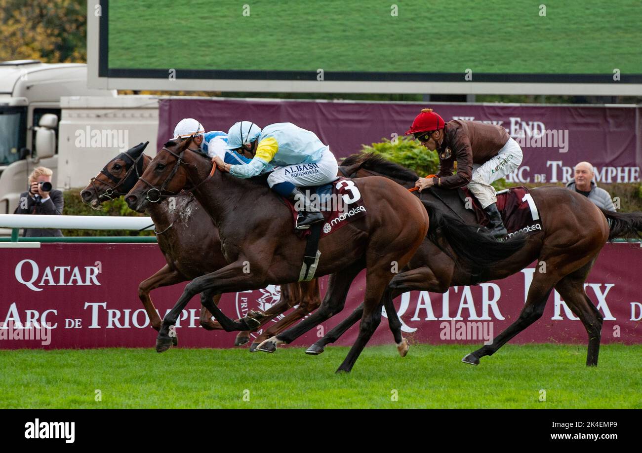 Belbek and Mickael Barzalona win the Qatar Prix Jean-Luc Lagardere for ...