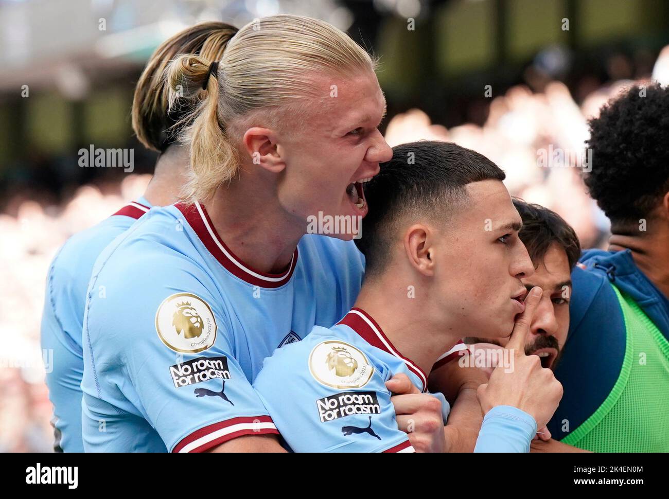 Manchester, England, 2nd October 2022. Phil Foden of Manchester City ...