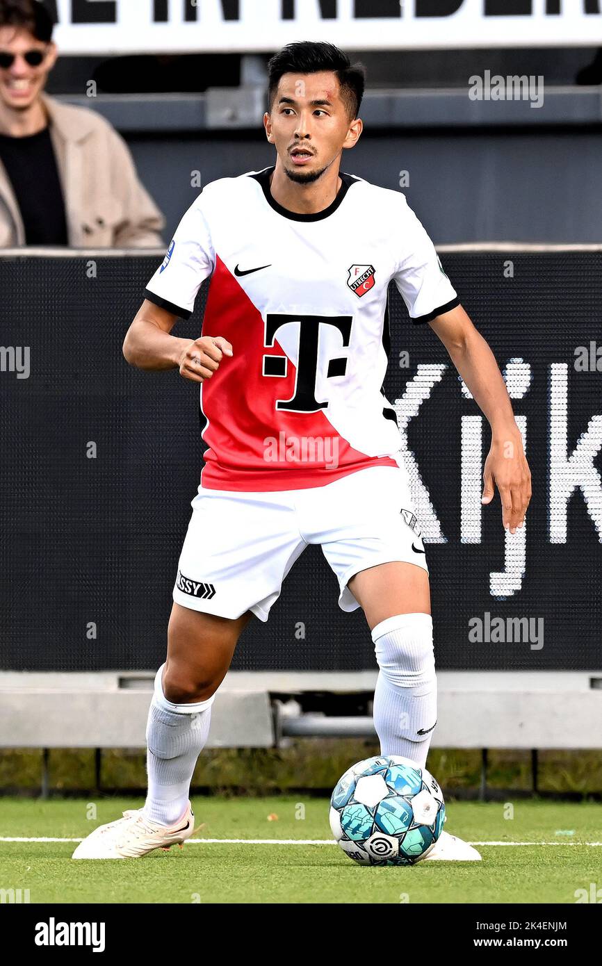 ROTTERDAM - Naoki Maeda of FC Utrecht during the Dutch Eredivisie match ...
