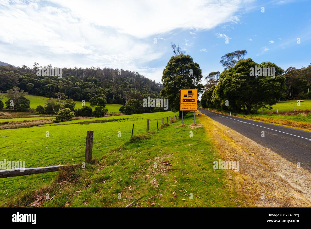 Pyengana Landscape in Tasmania Australia Stock Photo - Alamy