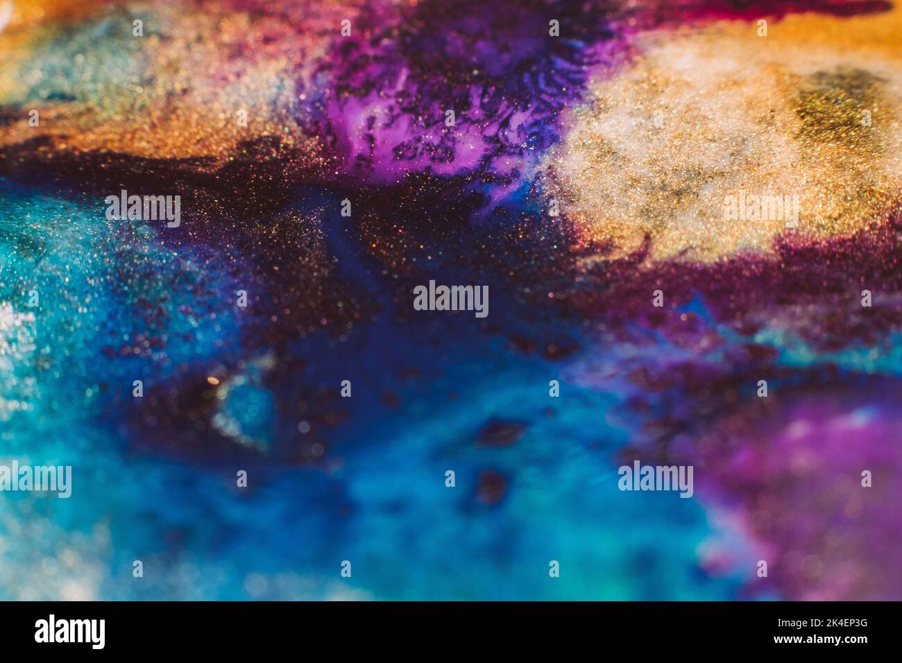 alcohol ink art abstract design paint background Stock Photo - Alamy