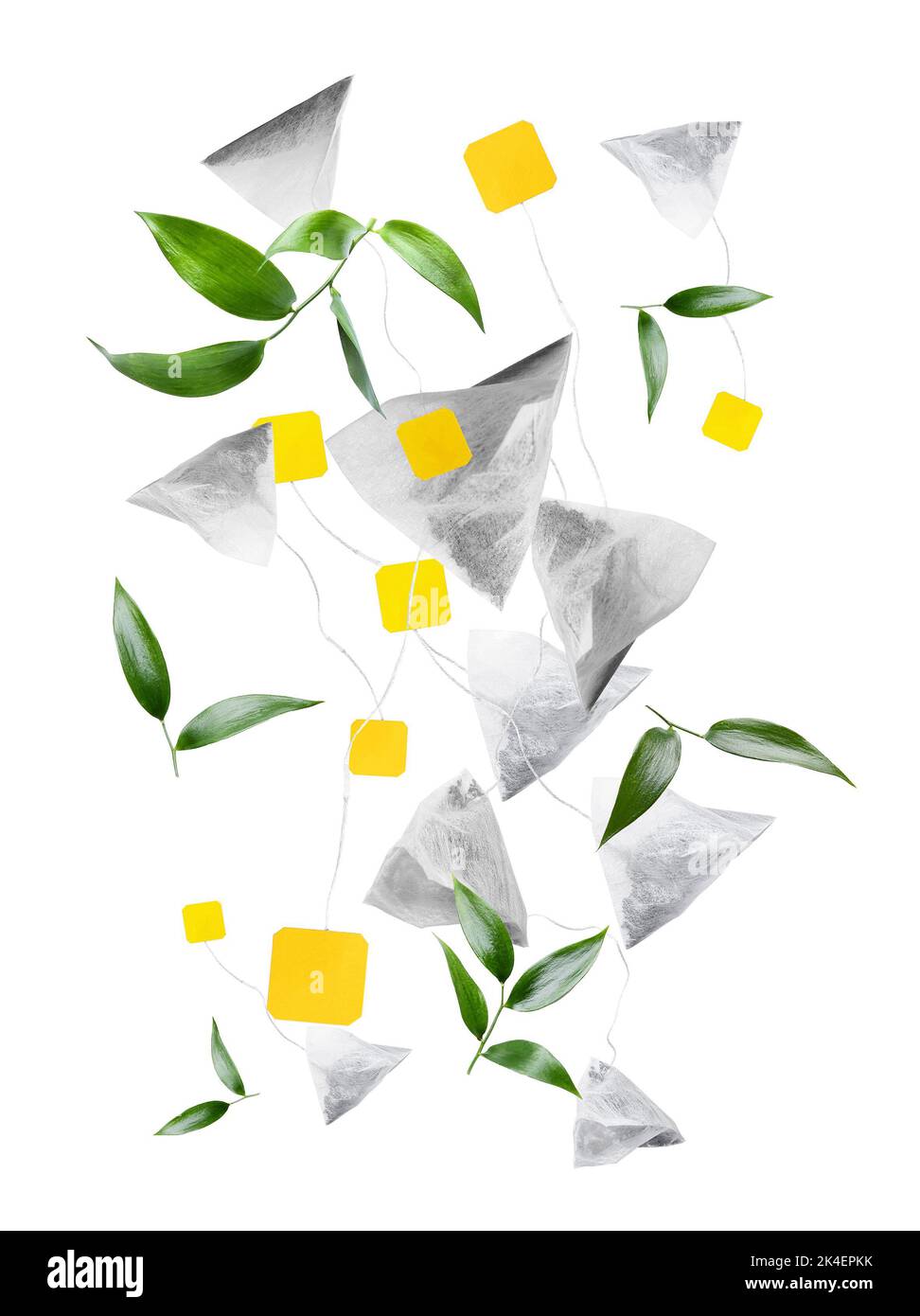 Falling tea bag hi-res stock photography and images - Alamy