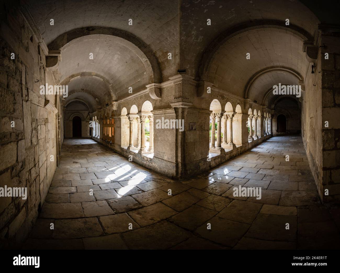 The hospital of St. Paul de Mausole, San Remy, Provence, France ...