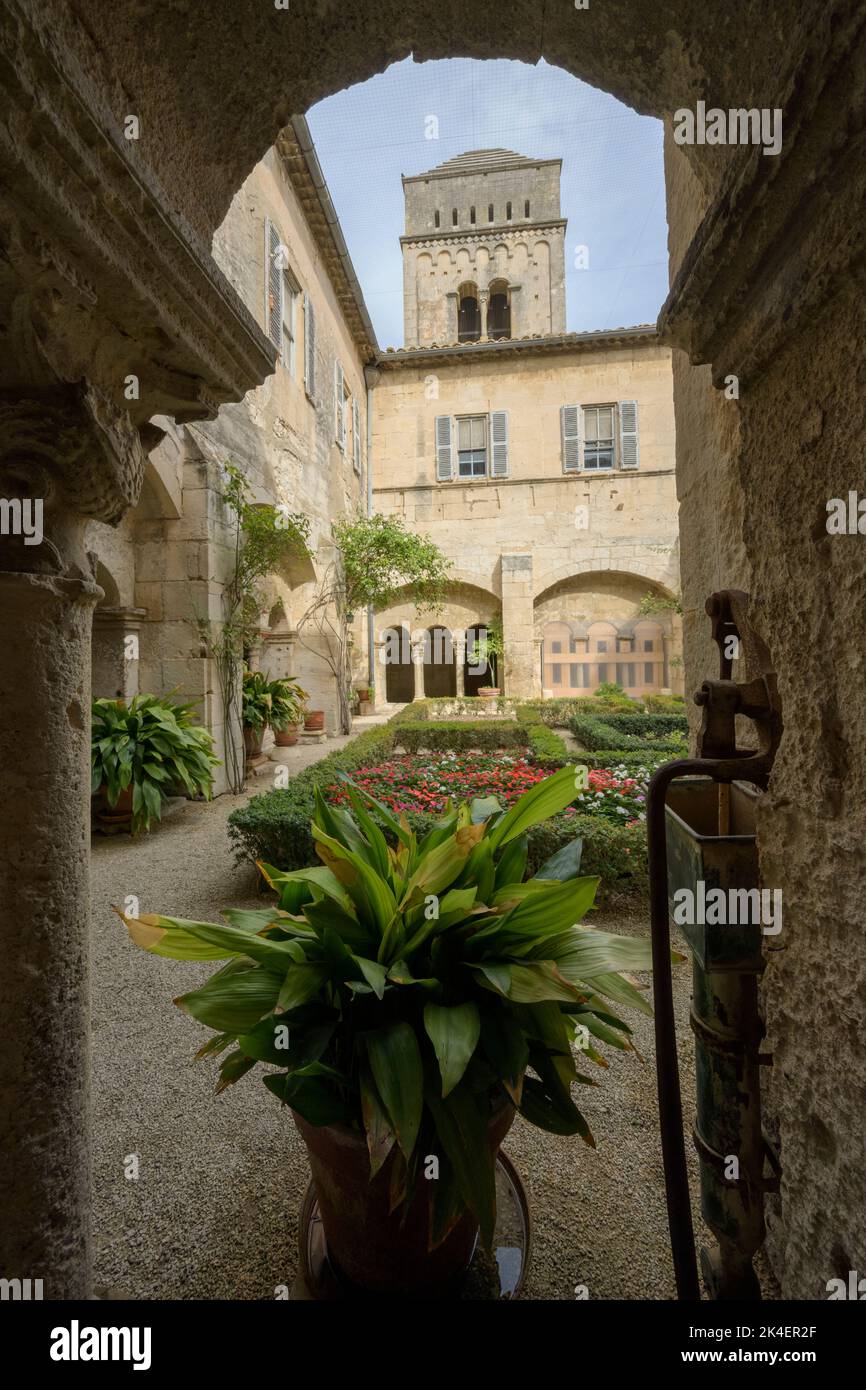 The hospital of St. Paul de Mausole, San Remy, Provence, France ...