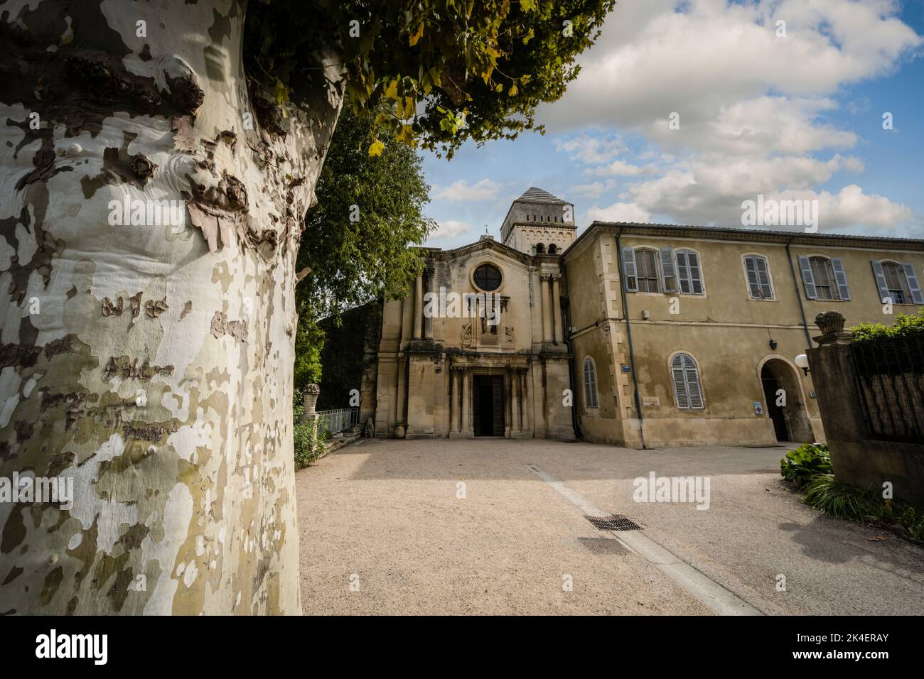 The hospital of St. Paul de Mausole, San Remy, Provence, France ...