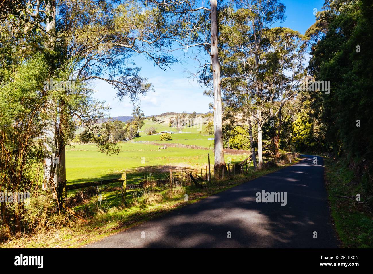 Pyengana Landscape in Tasmania Australia Stock Photo - Alamy