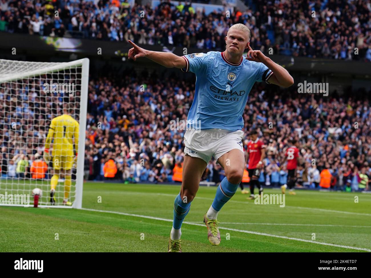 Erling haaland goal celebration hi-res stock photography and images - Alamy