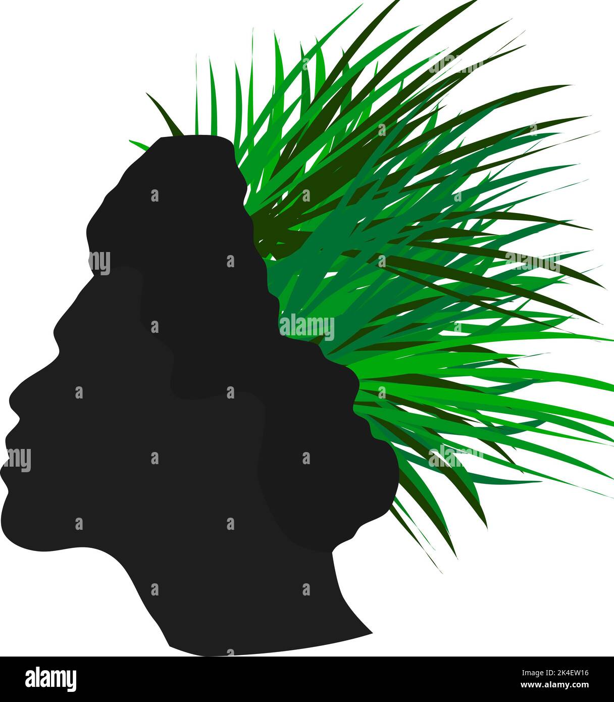 Psychology. The mindset of people. Nature is in our mind Stock Photo ...