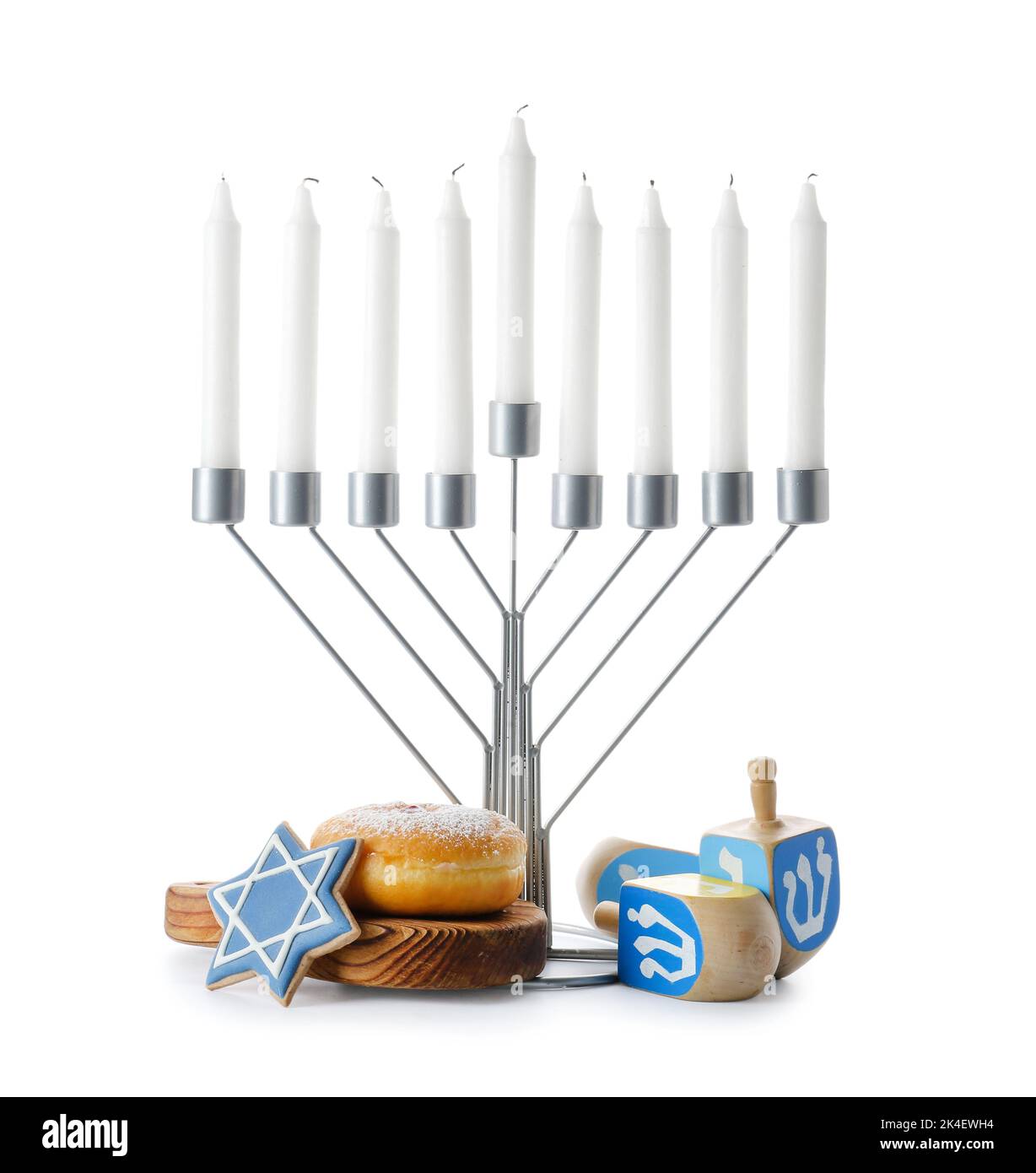Menorah candles delicious food hi-res stock photography and images - Alamy