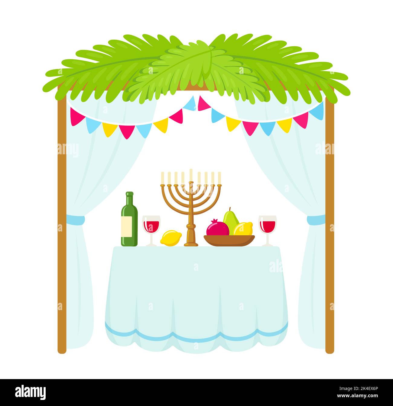 Sukkah clip art hi-res stock photography and images - Alamy