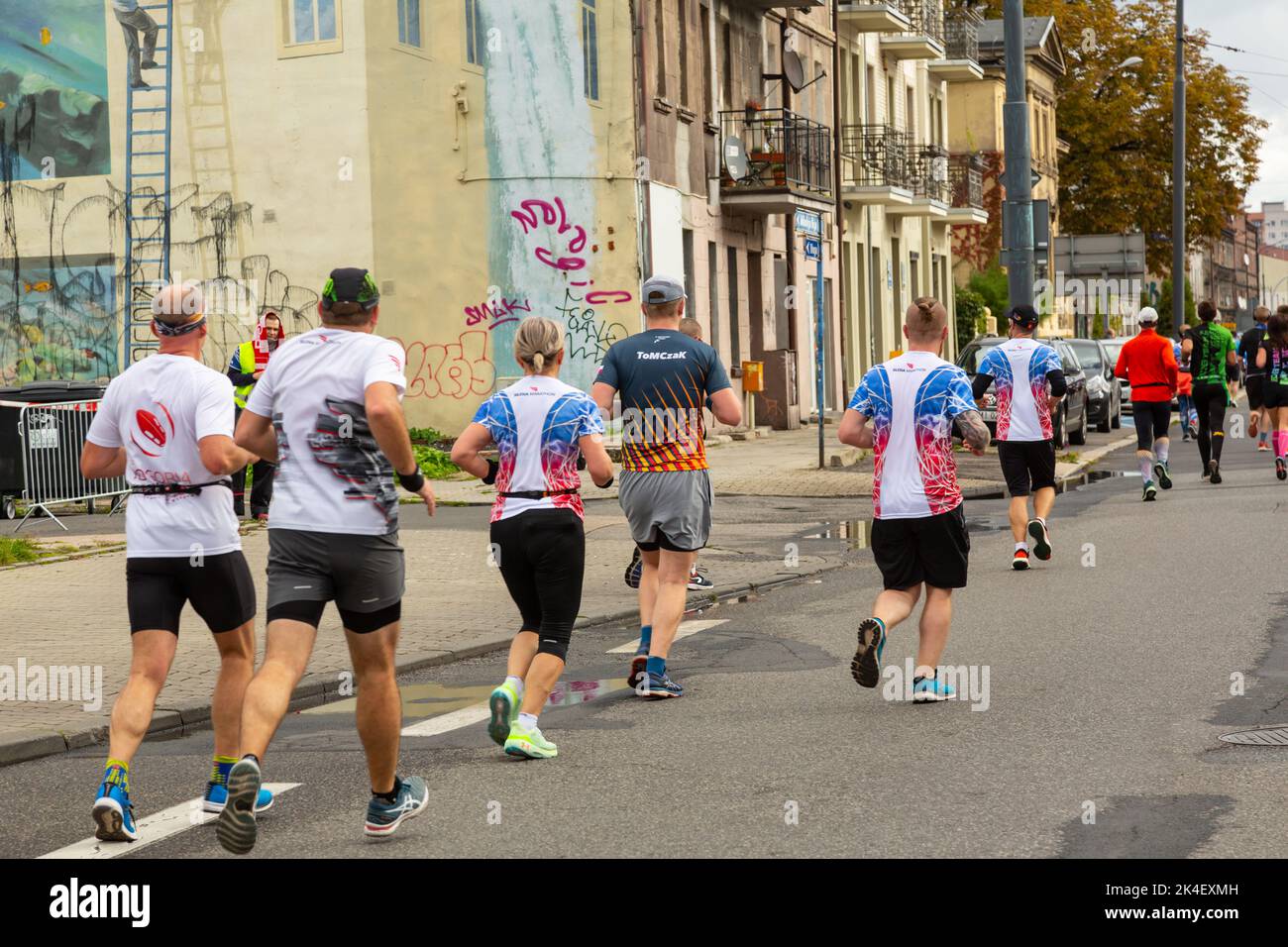 Silesia Marathon 2022, Katowice, Silesia, Poland. October 02, 2022 ...