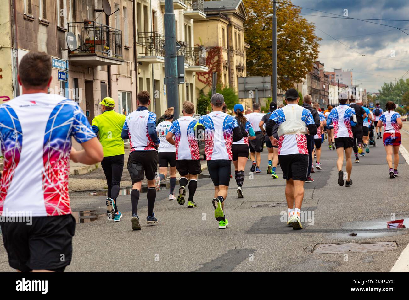 Silesia Marathon 2022, Katowice, Silesia, Poland. October 02, 2022 ...