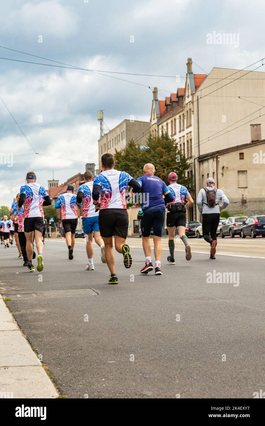 Silesia Marathon 2022, Katowice, Silesia, Poland. October 02, 2022 ...