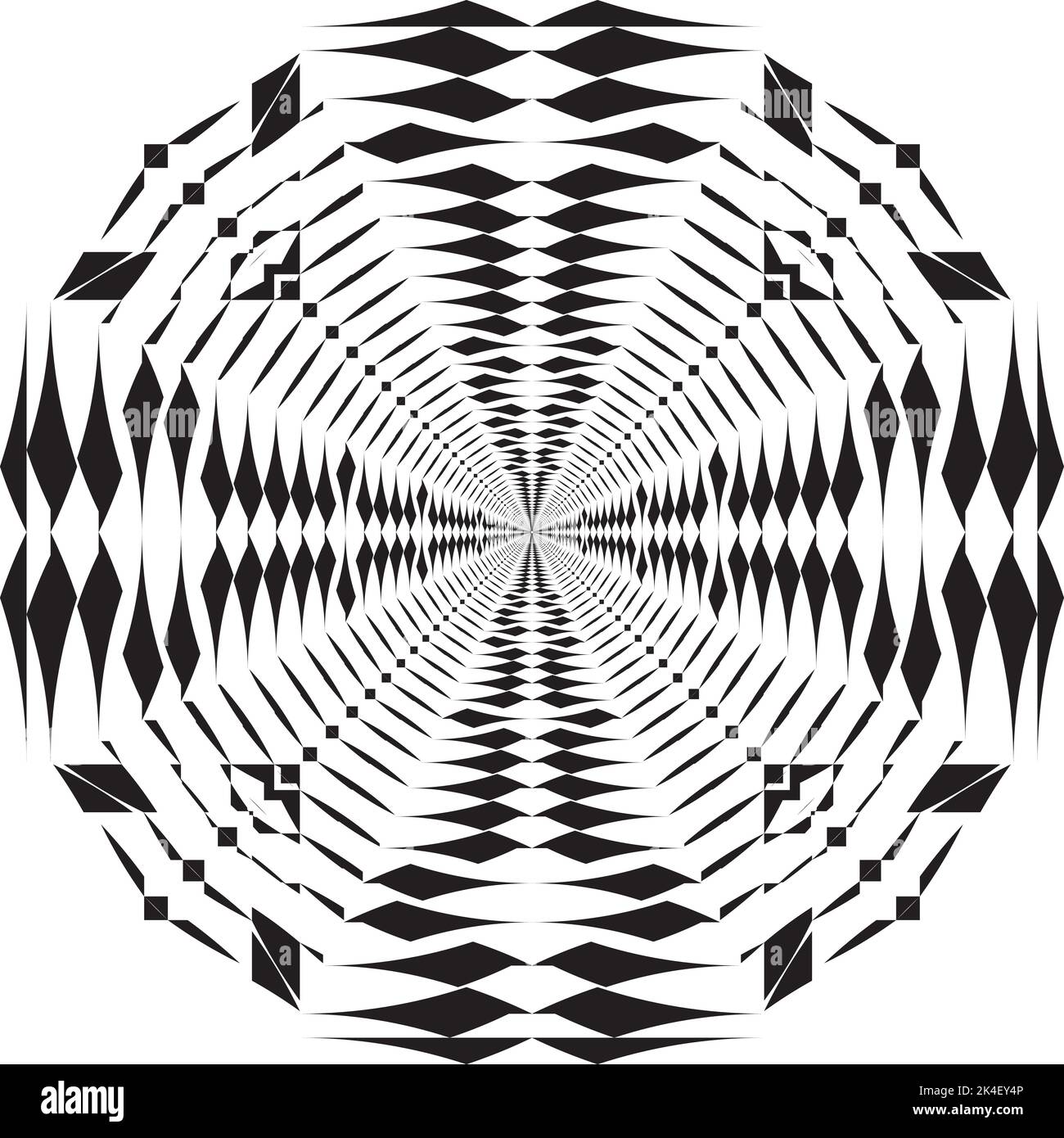 Abstract ceiling project gigantic weel black on transparent background ...