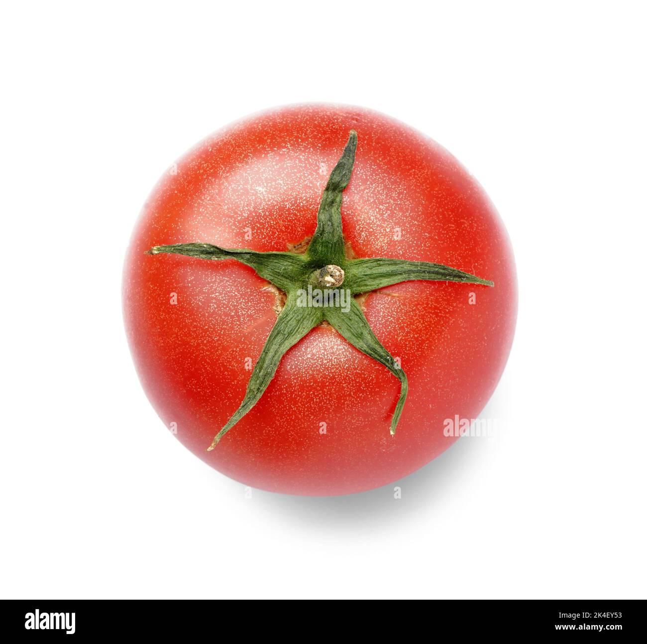 Fresh ripe tomato isolated on white background Stock Photo - Alamy