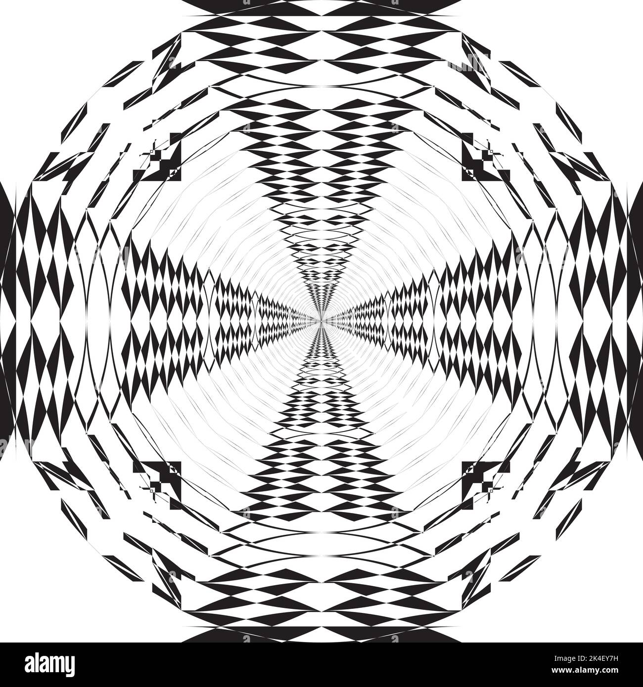 Abstract ceiling project gigantesque weel black on transparent ...