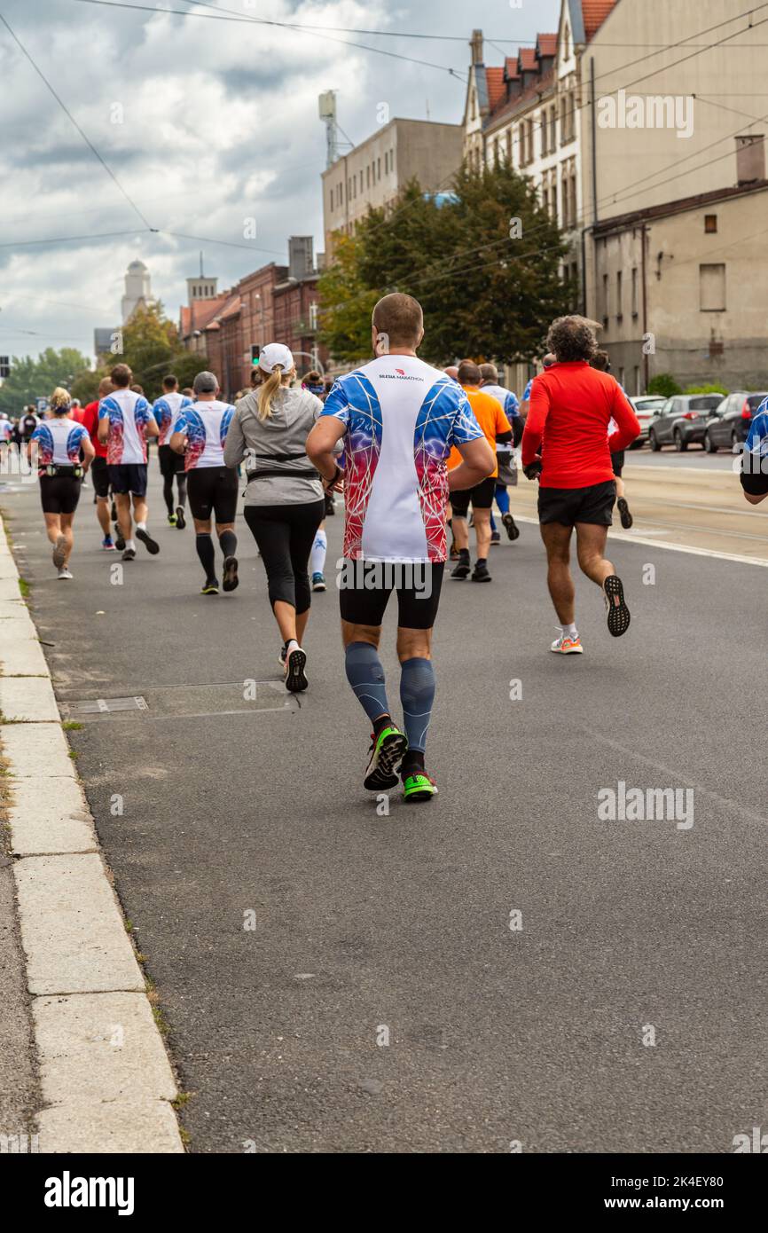 Silesia Marathon 2022, Katowice, Silesia, Poland. October 02, 2022 ...