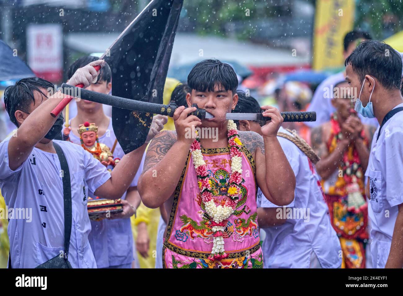 A procession during the Vegetarian Festival (Nine Emperor Gods Festival ...