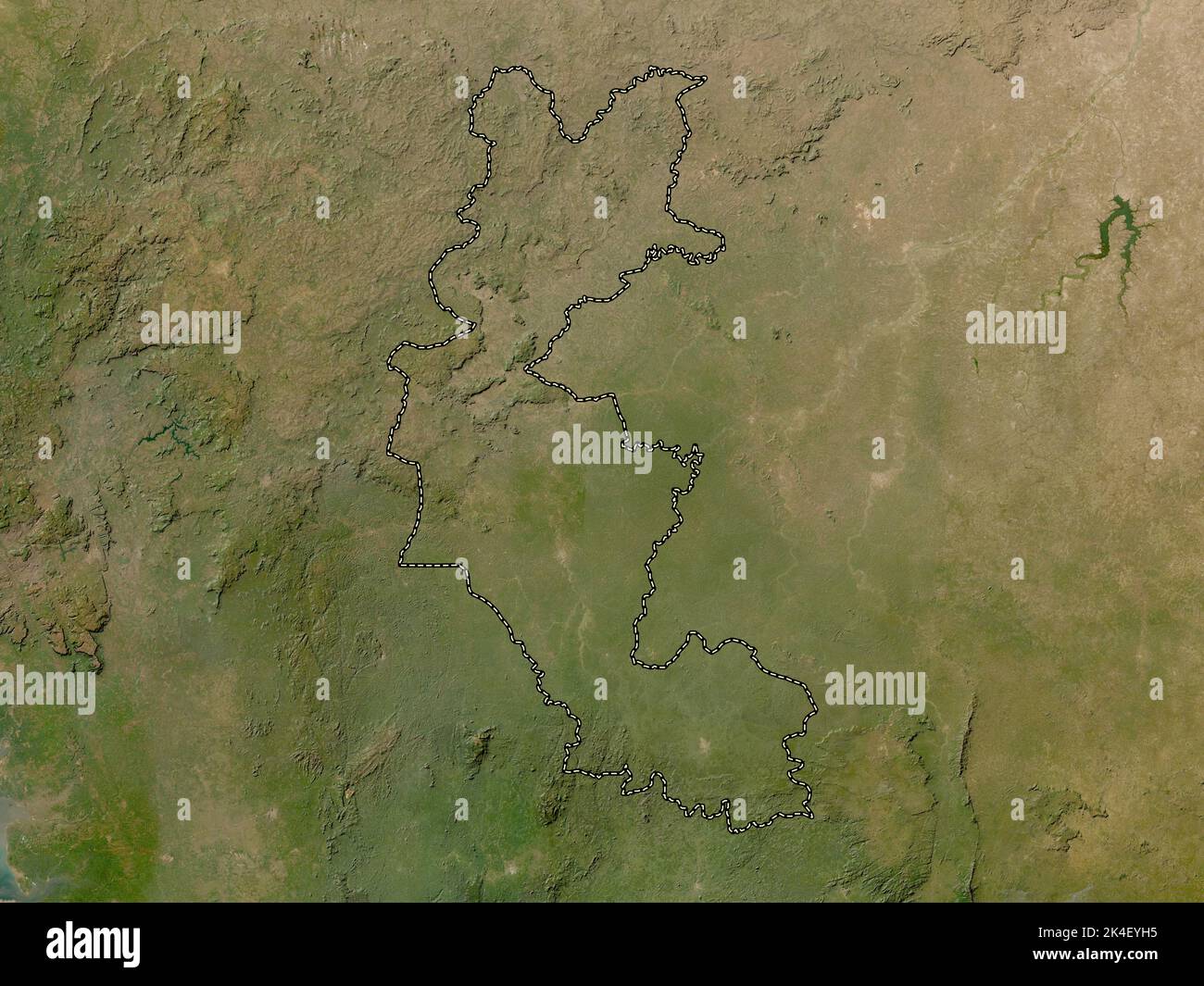 Faranah, region of Guinea. Low resolution satellite map Stock Photo - Alamy
