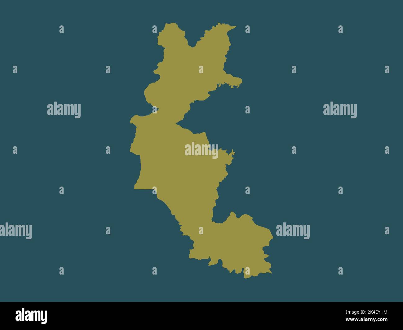 Faranah, region of Guinea. Solid color shape Stock Photo - Alamy