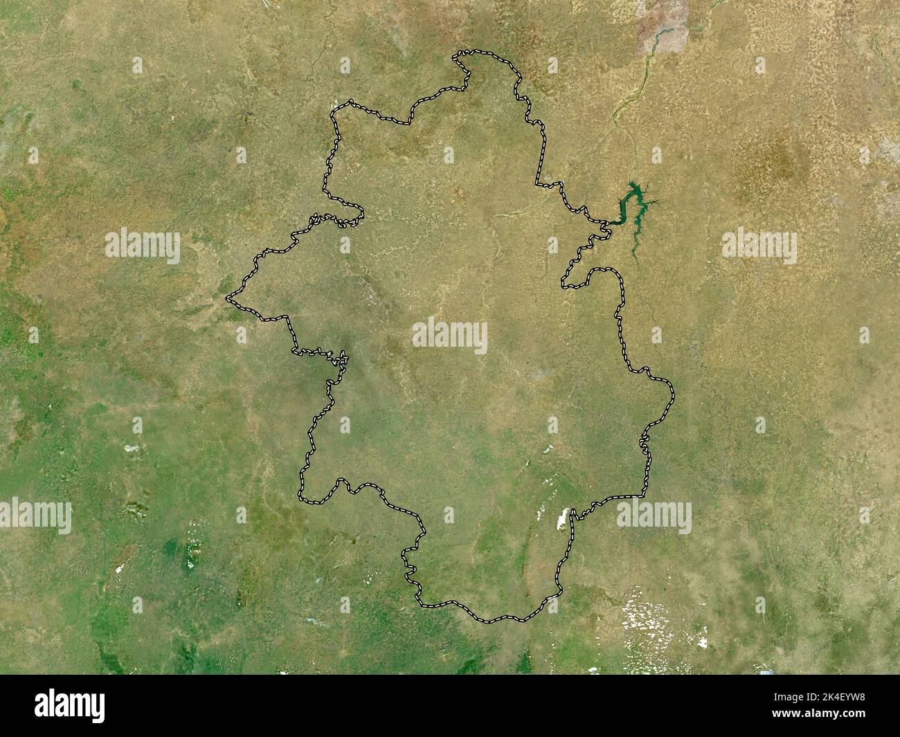 Kankan, region of Guinea. High resolution satellite map Stock Photo - Alamy