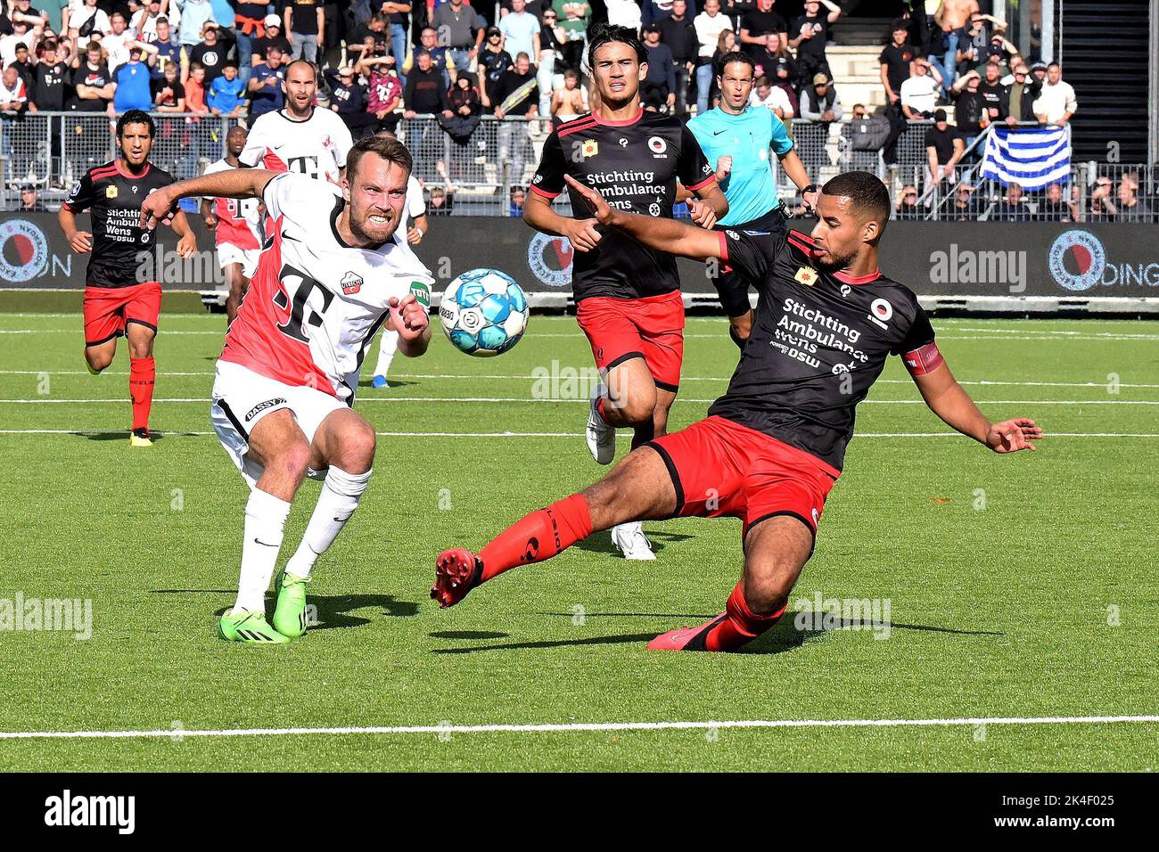 ROTTERDAM - (lr) Sander van der Streek of FC Utrecht, Redouan El ...