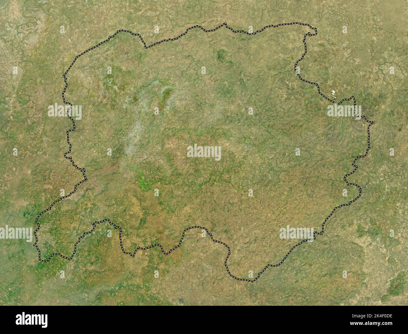 Labe, region of Guinea. High resolution satellite map Stock Photo - Alamy