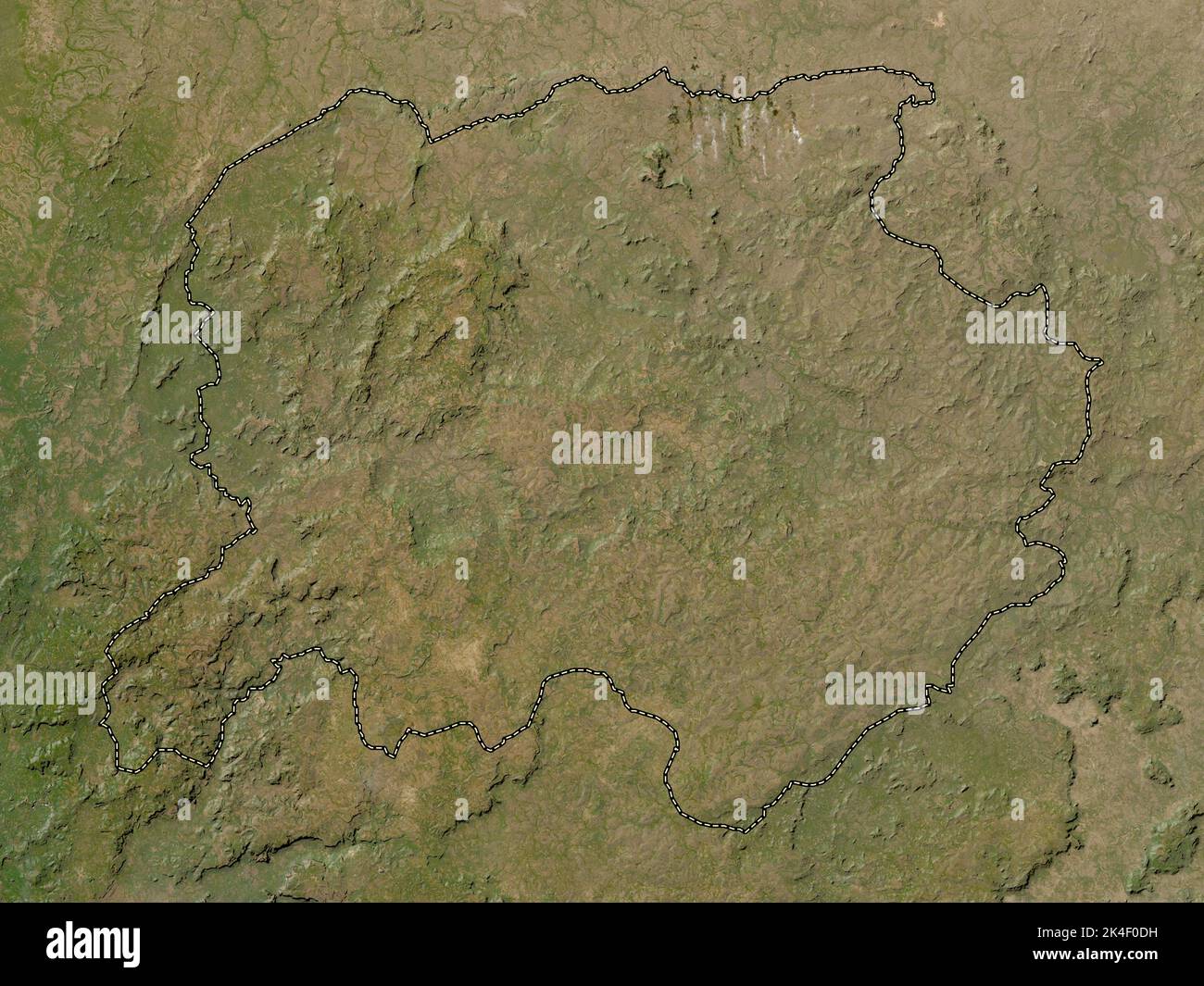 Labe, region of Guinea. Low resolution satellite map Stock Photo - Alamy