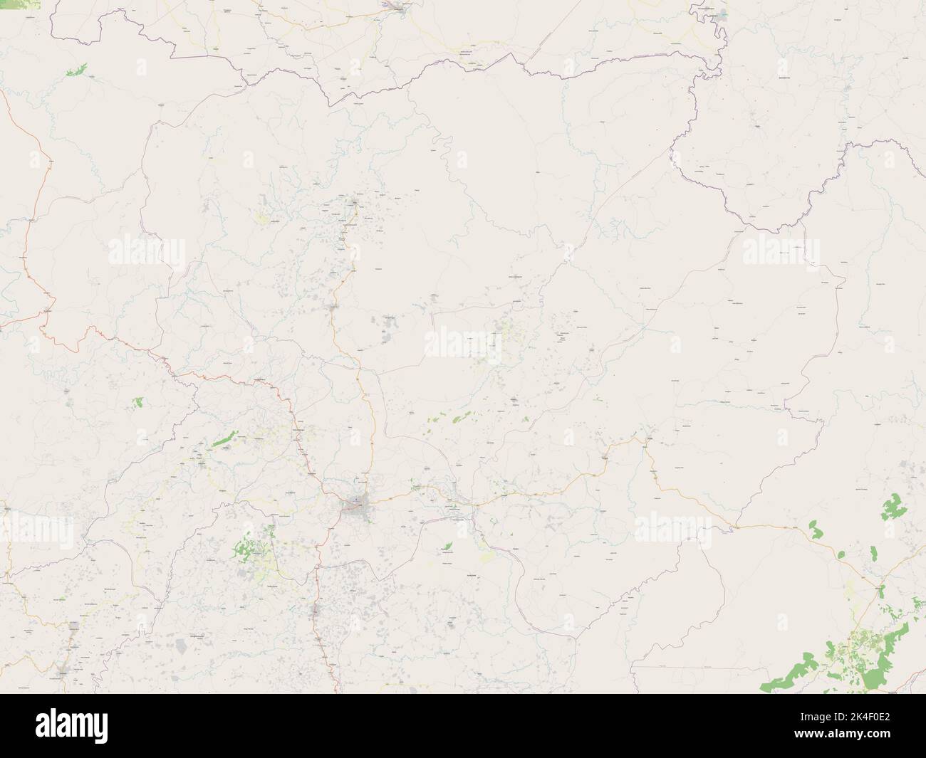 Labe, region of Guinea. Open Street Map Stock Photo - Alamy