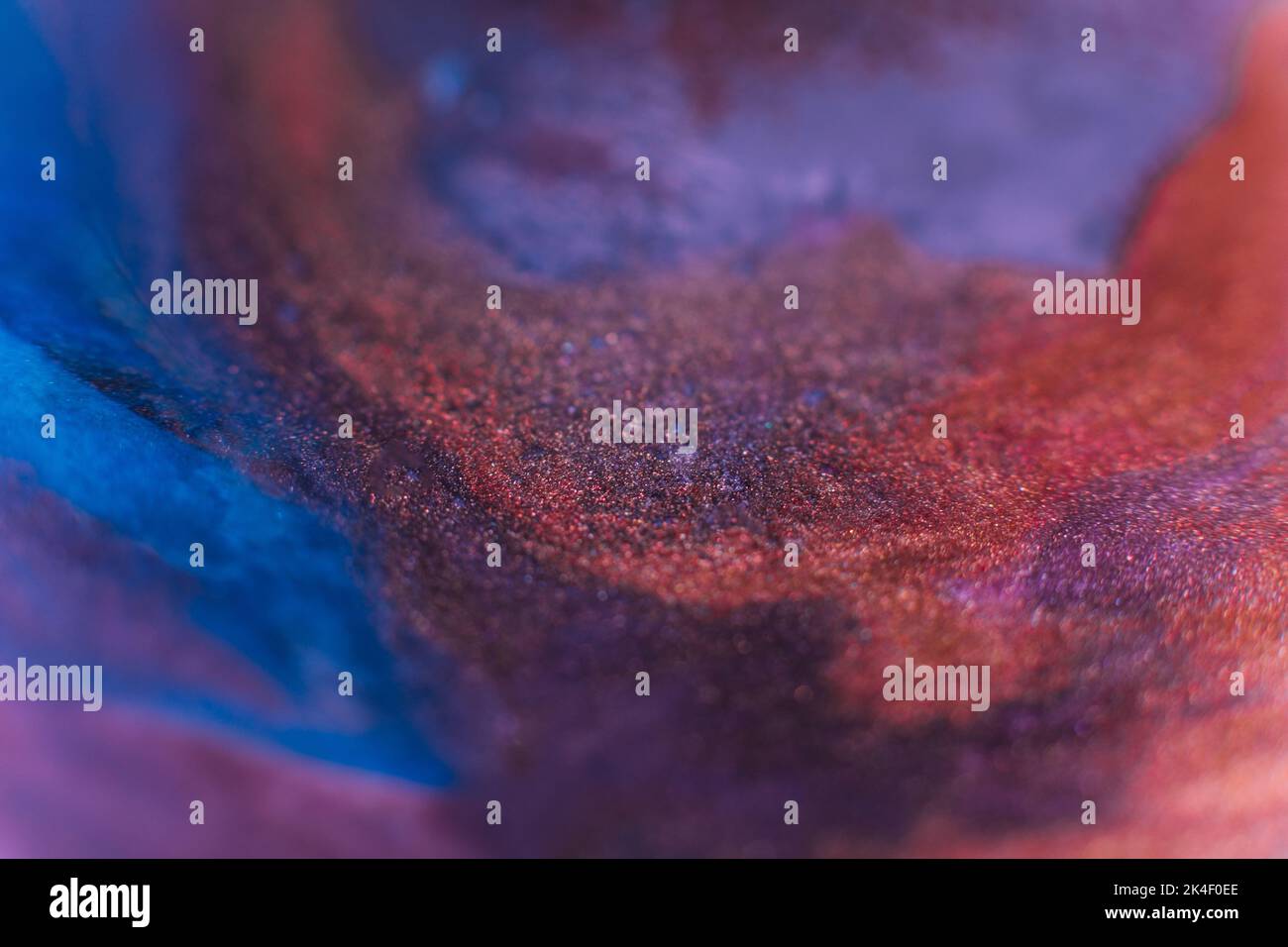 liquid paint art macro ink background colors mix Stock Photo - Alamy