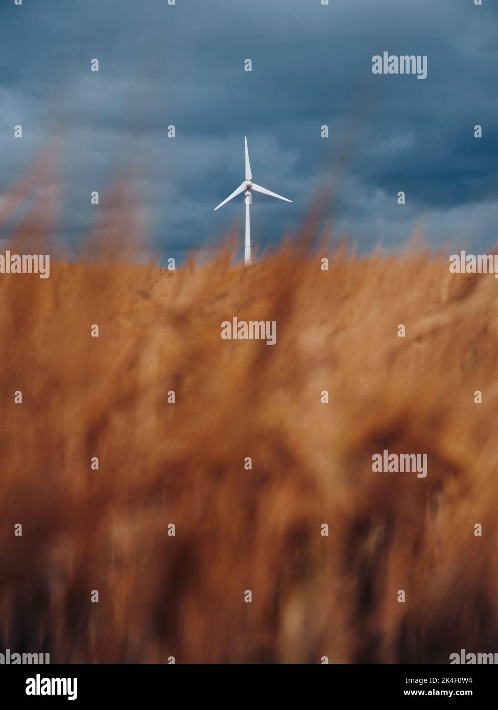 Minimal wind turbine landscape hi-res stock photography and images - Alamy