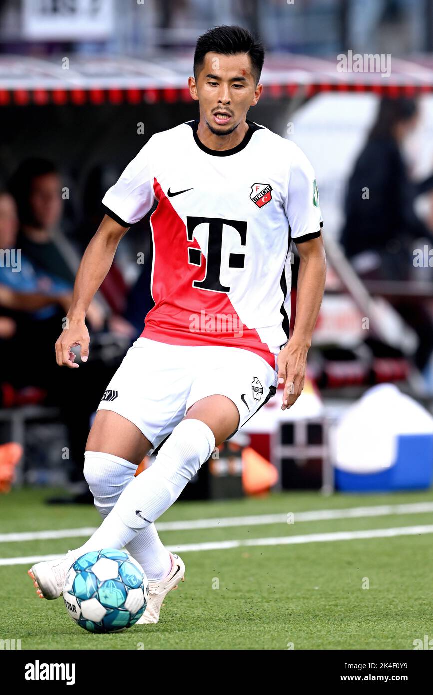 ROTTERDAM - Naoki Maeda of FC Utrecht during the Dutch Eredivisie match ...