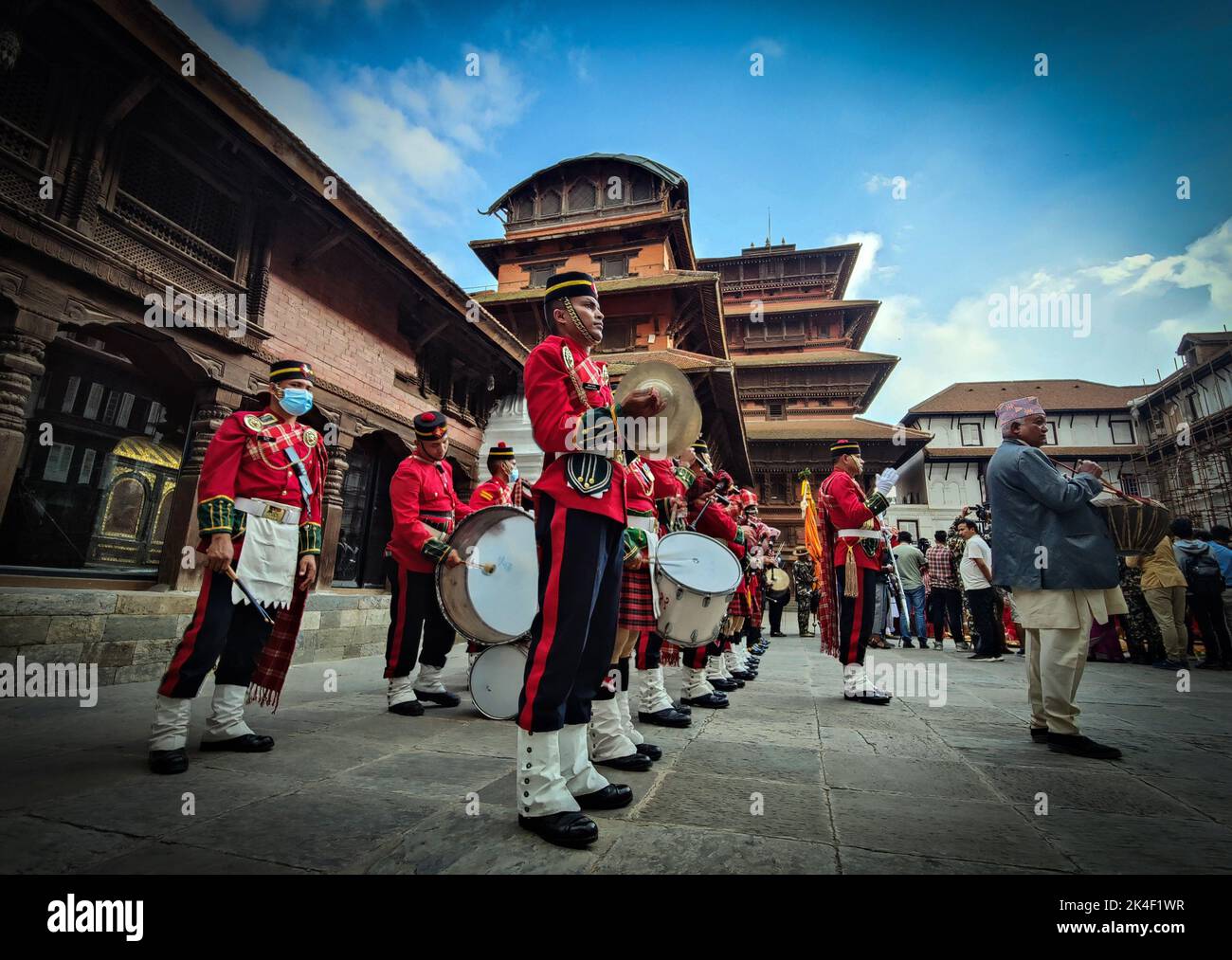 Kathmandu, Bagmati, Nepal. 2nd Oct, 2022. Nepali people participate in ...