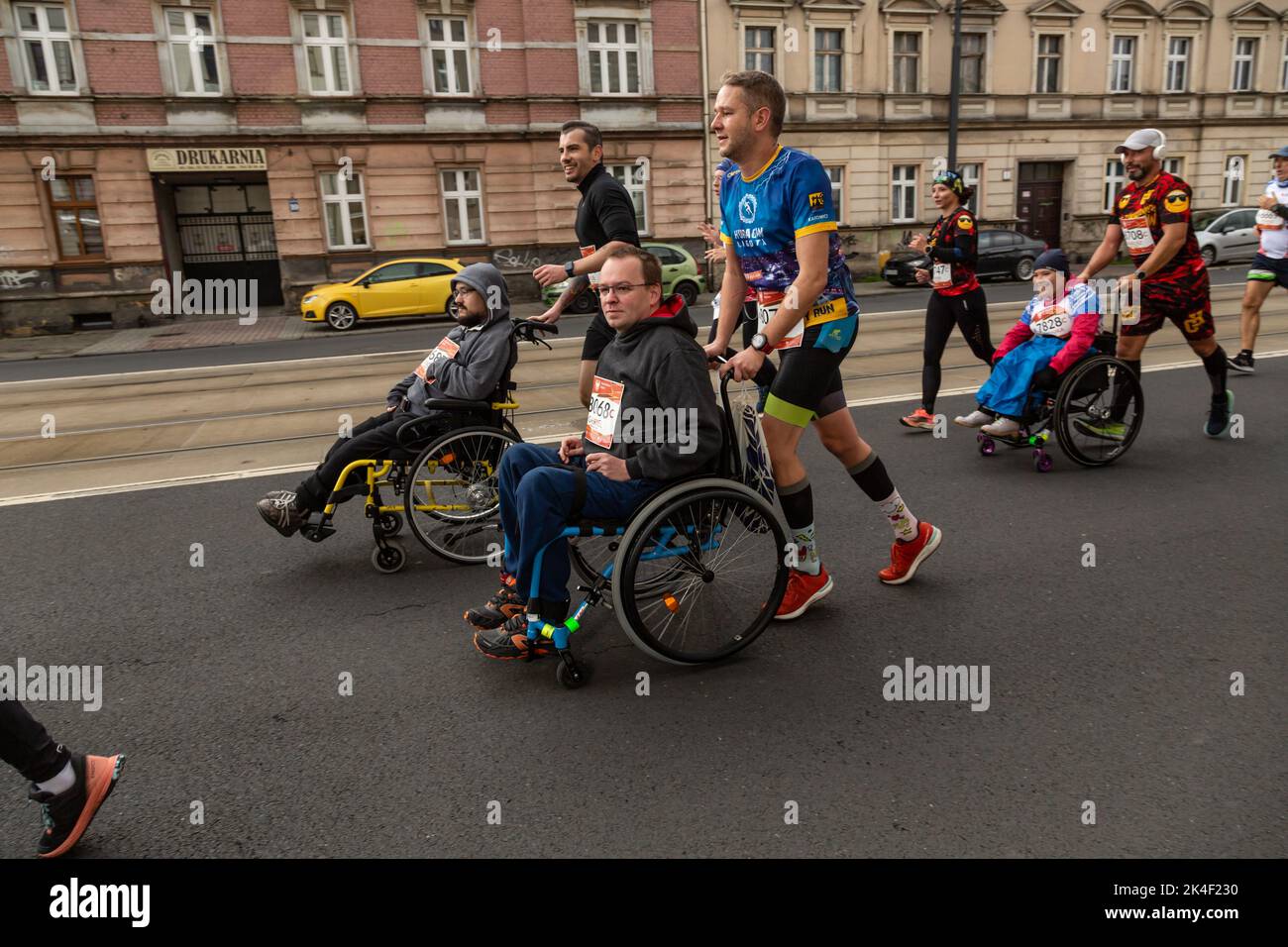 Silesia Marathon 2022, Katowice, Silesia, Poland. October 02, 2022 ...